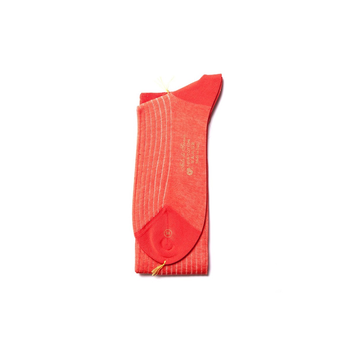 Discover the coral color - Palatino cotton lisle socks | Uppersocks.com